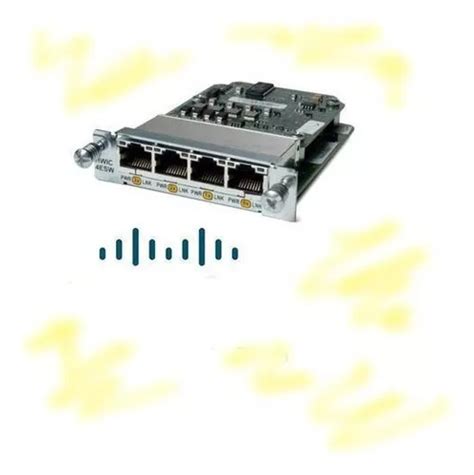 Cisco 4 Port 10 100 Fast Ethernet Switch Wic MercadoLivre