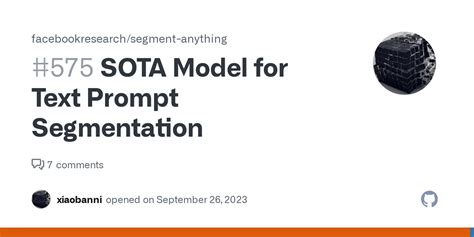 Sota Model For Text Prompt Segmentation · Issue 575 · Facebookresearch Segment Anything · Github