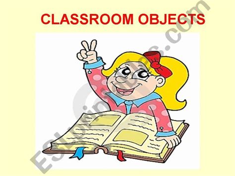 Esl English Powerpoints Presentation Classroom Objects