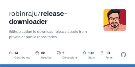 Github Robinrajurelease Downloader Github Action To Download Release Assets From Private Or