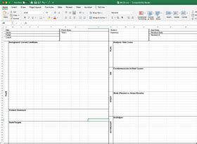 A3 Report Template Excel