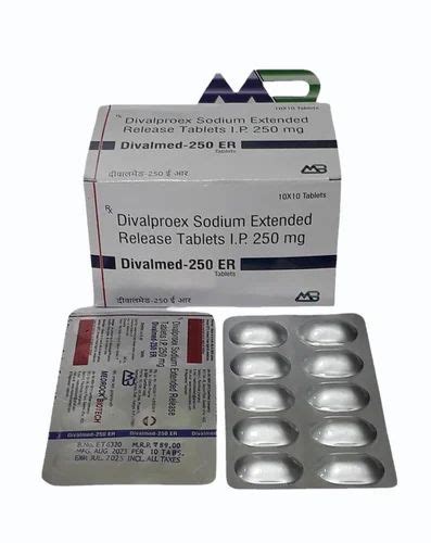 Divalproex Sodium Er 250 Mg Tablets At ₹ 700box In Panchkula Id