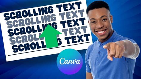 How To Create Scrolling Text In Canva Quick Youtube