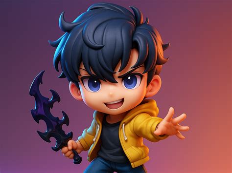 Chibi Solo Leveling By Zeroandoreaart Makerworld Download Free 3d Models