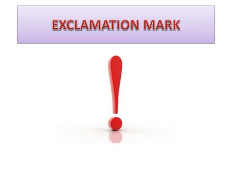 PPT EXCLAMATION MARK PowerPoint Presentation Free Download ID