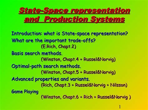 State Space Models Ppt