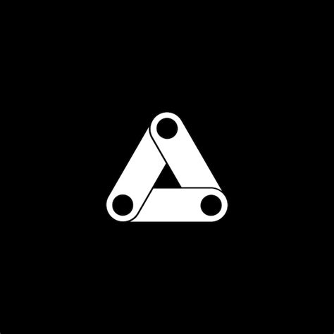 Premium Vector Triangle Loop Illustration Three Point Social Network