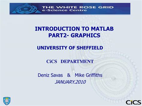 Ppt Introduction To Matlab Part2 Graphics Powerpoint Presentation