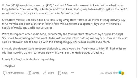 Doesnt Want Open Relationship But Its Fragile Masculinity If She