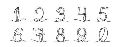 6720 Calligraphy Numbers 2 Royalty Free Photos And Stock Images