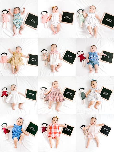 Creative Monthly Baby Photo Ideas You Can Do At Home