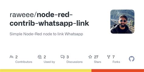 Github Raweeenode Red Contrib Whatsapp Link Simple Node Red Node To