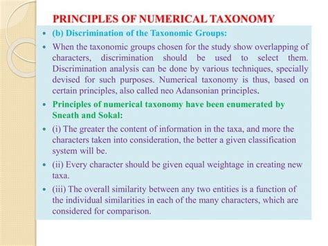 Numerical Taxonomy And Biometricspdf Biological Sciences Science