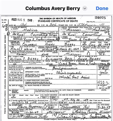 Columbus Avery Berry 1869 1949 Find A Grave Memorial