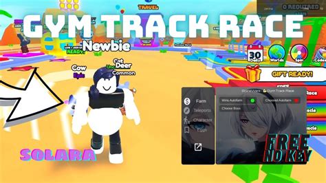 NEW Gym Track Race Script Wins Autofarm Auto Hatch Teleports More YouTube