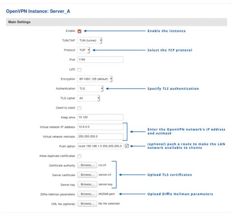 Filenetworking Rutxxx Configuration Examples Openvpn Over Stunnel Openvpn Server Configuration