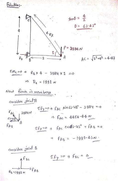 [solved] Please Solve A Truss System Is Shown Calculate The Vertical Course Hero