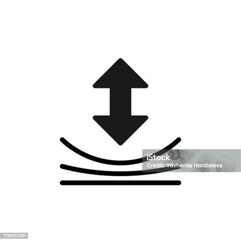 복원 력 아이콘입니다 탄성 재질 기호입니다 품질 디자인 요소입니다 클래식 스타일 아이콘입니다 벡터 일러스트 레이 션 흰색 배경에 고립입니다 벡터에 대한 스톡 벡터 아트 및