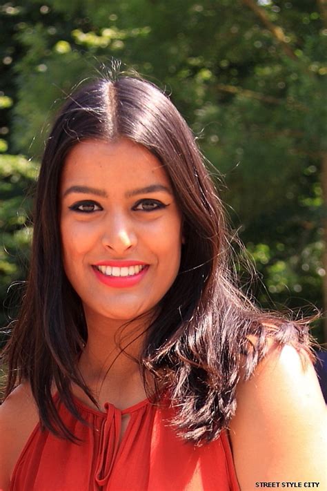 Street Style Beautiful Brunette