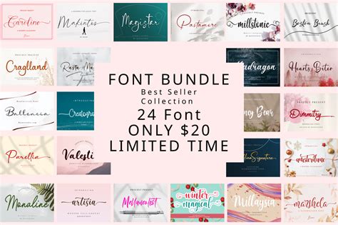The Aesthetic Script Font Bundle Basnistudio