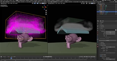 Fluid Simulation Test Using Mantaflow Effector Object