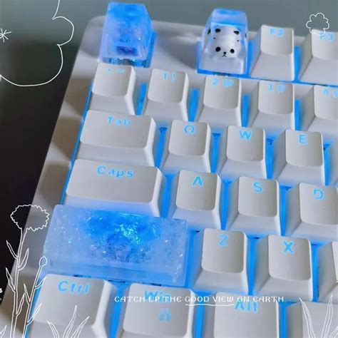 Translucent Ice Cube Chill Out Your Keyboard Kawaiikeycaps
