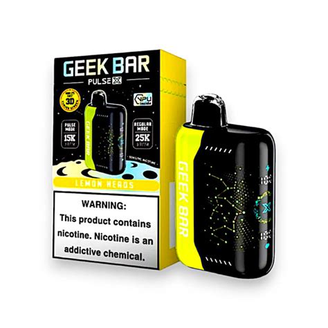 Geek Bar Pulse X Disposable Vape 25k Puffs Lemon Heads