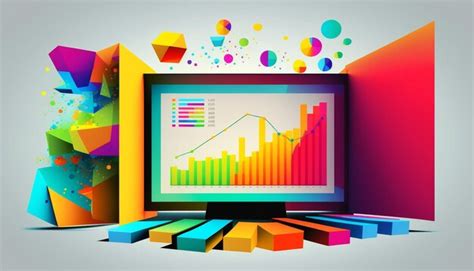 Premium AI Image A Computer Screen With A Colorful Graph On It
