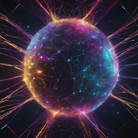 Premium Ai Image Global Network Connections Abstract Neural Networks Cyberspace Futuristic