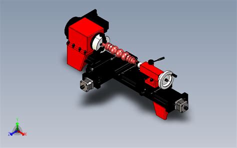 Cnc数控木工车床3d数模图纸 Stp Igs格式 Iges 模型图纸下载 懒石网