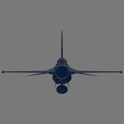 F 16a Block 15 Adf Fighting Falcon 3d Model Cgtrader