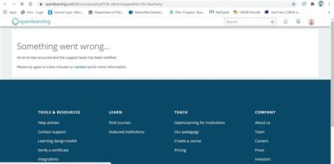 Continuous Error Report An Issue Openlearning Help Community