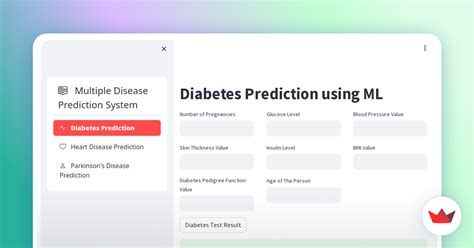 Multiple Disease Prediction System Streamlit