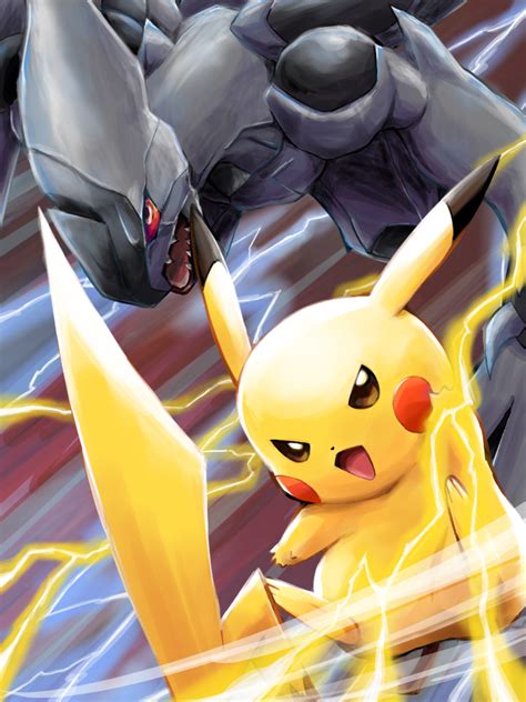 Pikachu And Zekrom Pokemon Drawn By Ayo Ayosanri Danbooru