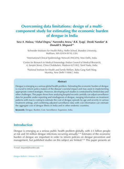 Pdf Overcoming Data Limitations Design Of A Multi Component