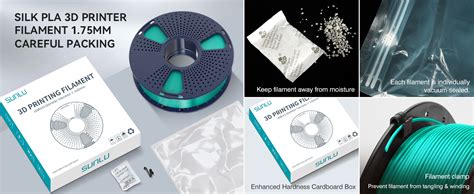 Sunlu Pla Silk Filament Four Color 3d Printer Filament 1 75mm Dimensional