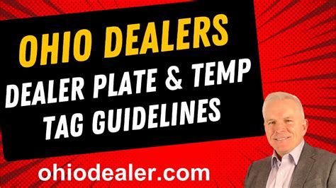 Temporary License Plate Ohio Your Guide To Legal Driving Fast