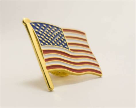 American Flag Enamel Lapel Pin Etsy Italia