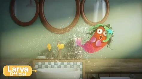 کارتون لاروا با داستان پری دریایی