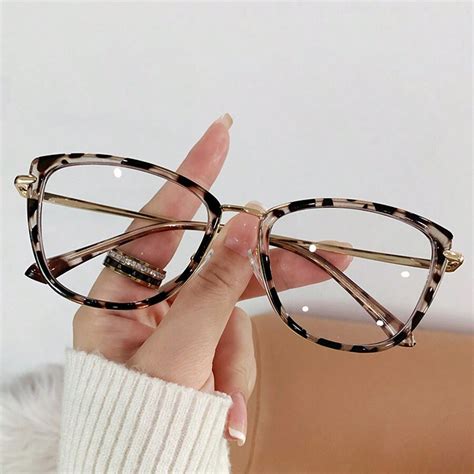 Fashionable Womens Cat Eye Eyeglass Frame With High Appearance Value