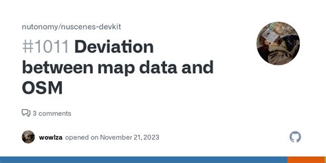 Deviation Between Map Data And Osm · Issue 1011 · Nutonomynuscenes