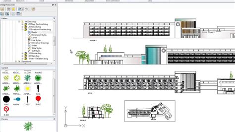 Drawing Resources Palette Productivity Center For Your Design Graebert