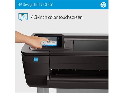 Hp Designjet T730 Large Format Wireless Plotter Printer 36 With Security Features F9a29d