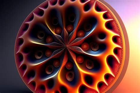 Premium Ai Image Abstract Fractal Surface Fractal Elegant Texture Raster Fractal Graphics 3d