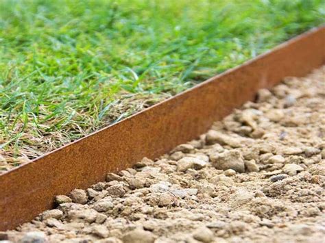Minimalism Corten Steel Garden Edging For Garden Art Corten Steel Edging