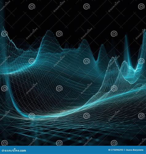 Physics Waves Abstract Illustration Created Using Generative Al Tools
