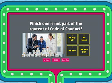 Code Of Conduct Quiz Gameshow Quiz