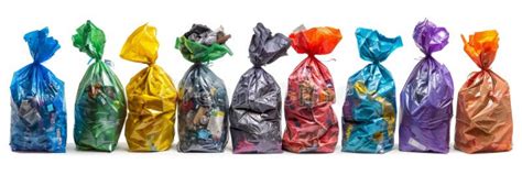 Trash Bags Set Full Plastic Garbage Containers Polyethylene Rubbish Bag Set Rubbish Sack