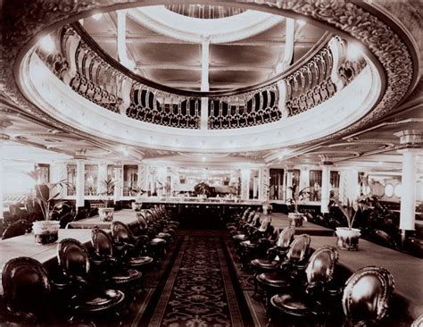 The 1st Class Dining Saloon On The Empress Of Ireland Passenger Ship