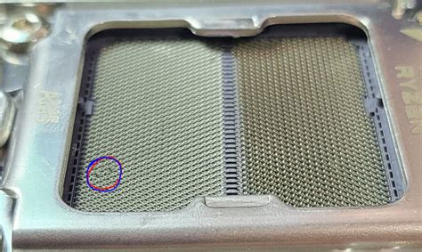 Bent Am5 Socket Pins On My Mobo I Re Aligned Them Slowly Using Tweezer But A Closer Look Has